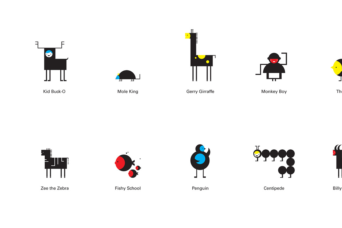 Geo Animals, an Animal Illustration by myfriendsloveme