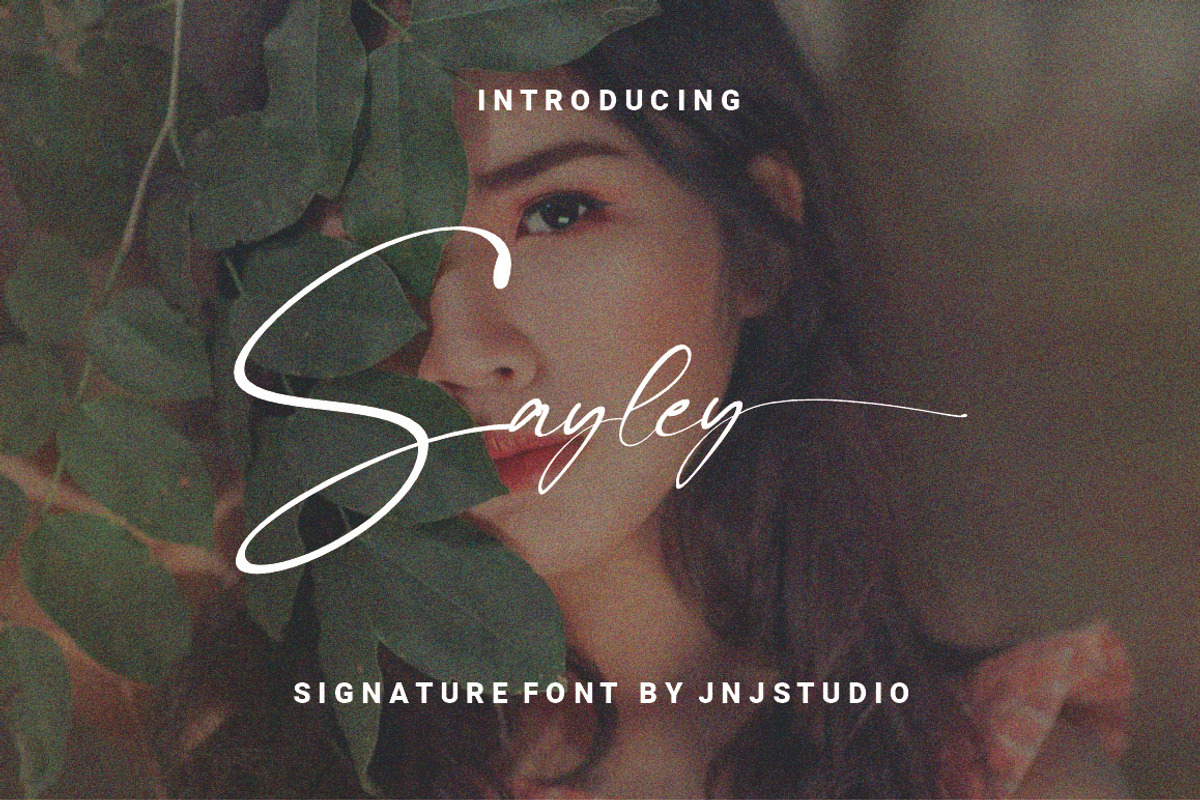 Sayley Signature Font