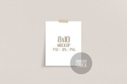 8x10 print sheet mockup, a Print Template by Dorado Stock