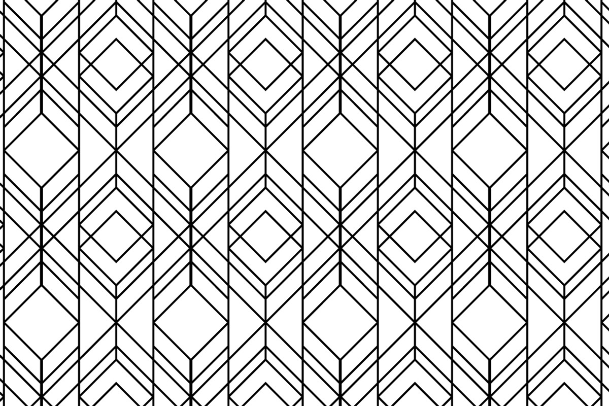 12 linear geometric patterns Part 1, a Pattern Graphic by softulka
