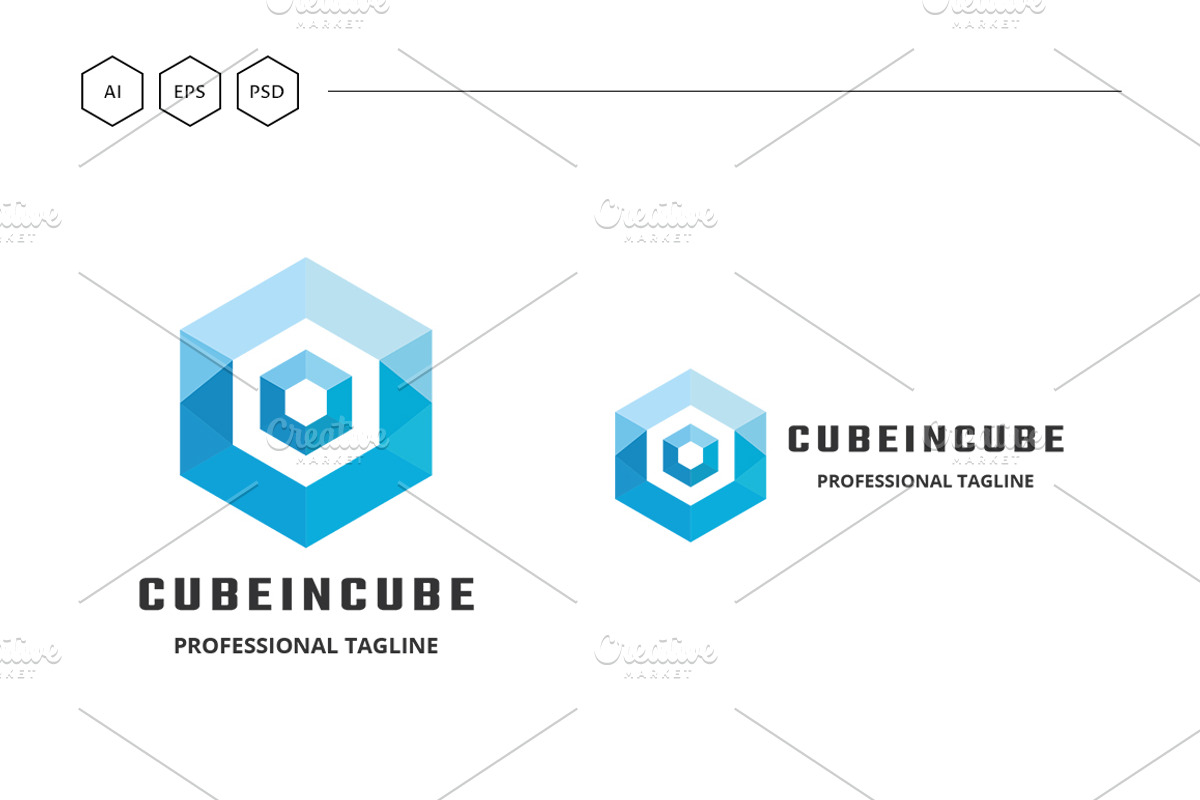 Cube in Cube Logo, a Branding & Logo Template by Design_Planet ...