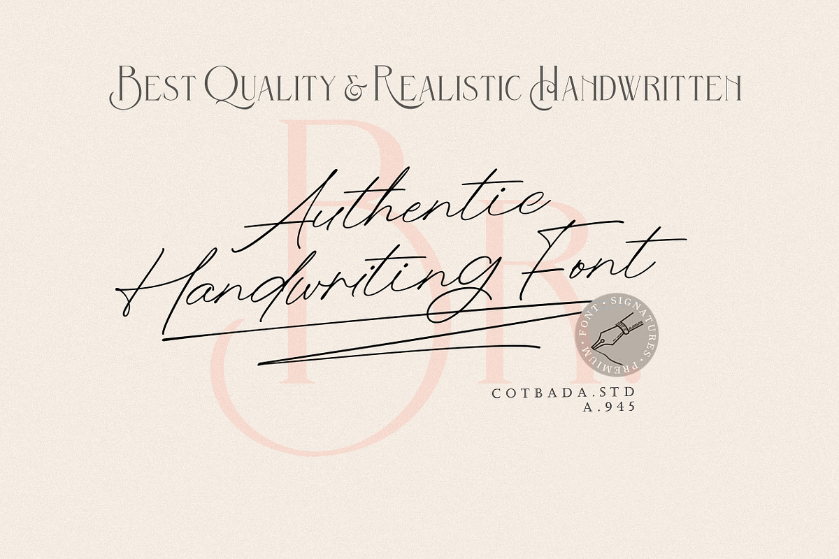 Bernitha Angelica Berkeley + BONUS, a Script Font by Cotbada_studio