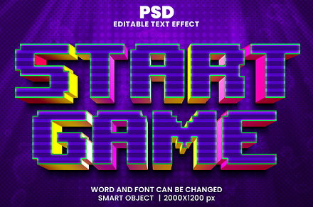 Game Logo Text Effect Styles Bundle | Layer Styles ~ Creative Market