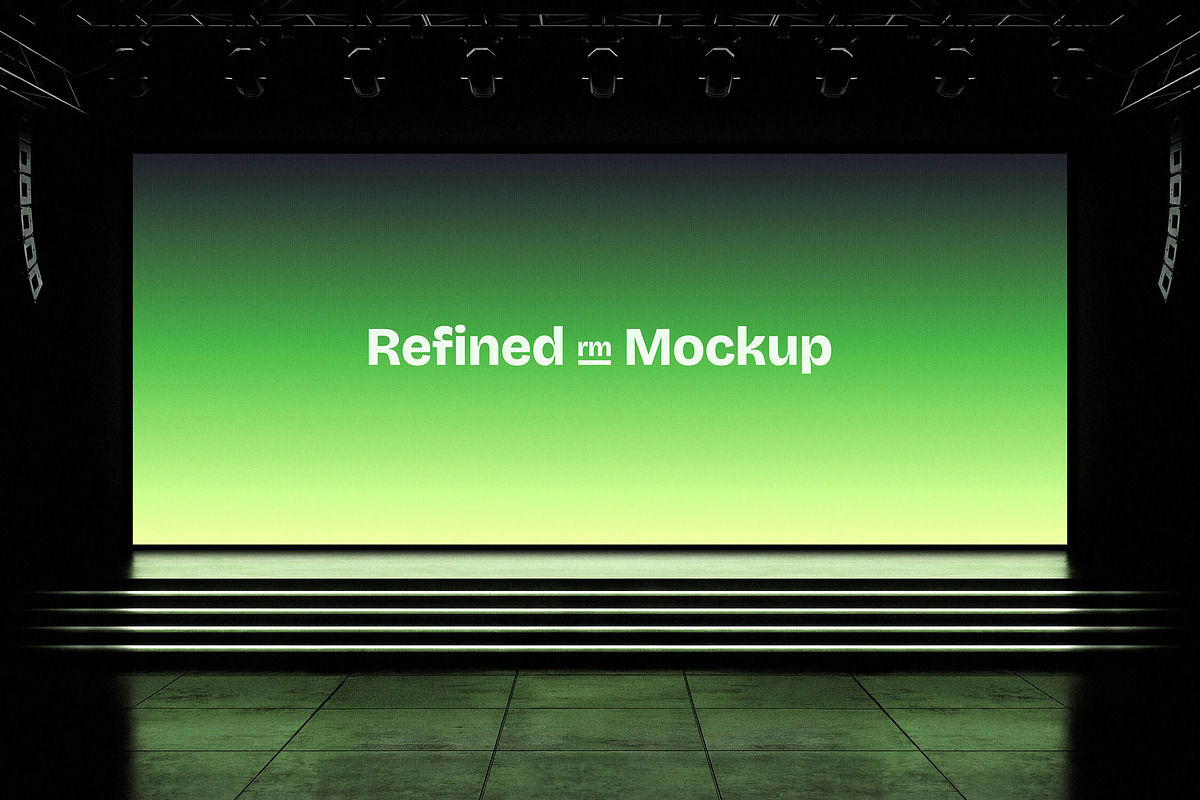 Stage Screen Mockup, an Advertising Mockup by Design Squad