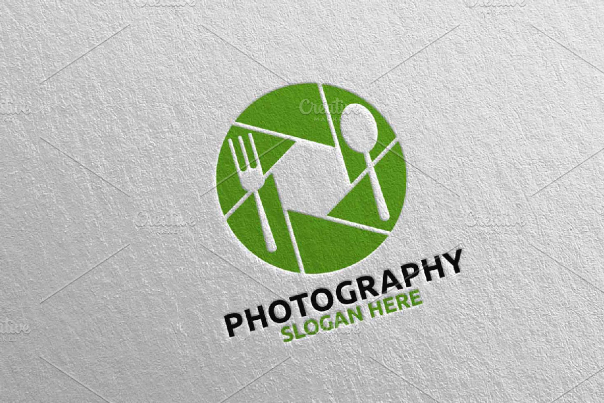 Food Camera Photography Logo 76, a Branding & Logo Template by denayunebgt