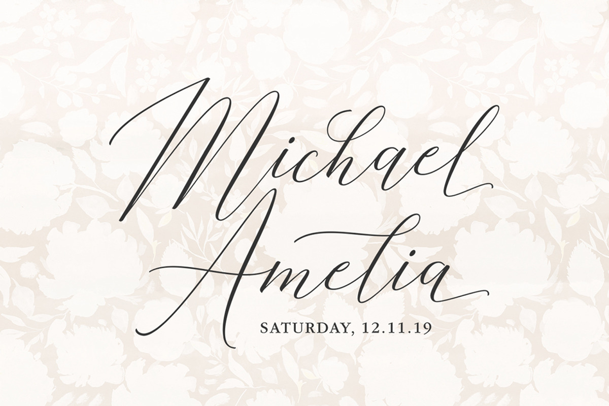 Sarisha Script, a Script Font by Solidtype