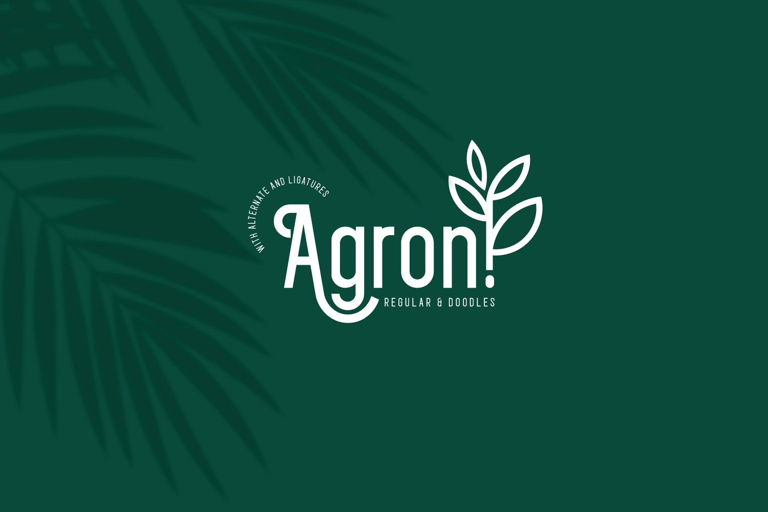 Agron, a Sans Serif Font by Linecreative