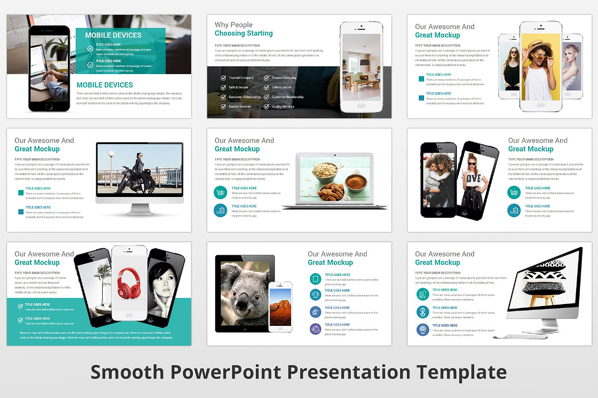 Smooth PowerPoint Template, a Presentation Template by GraphicStan