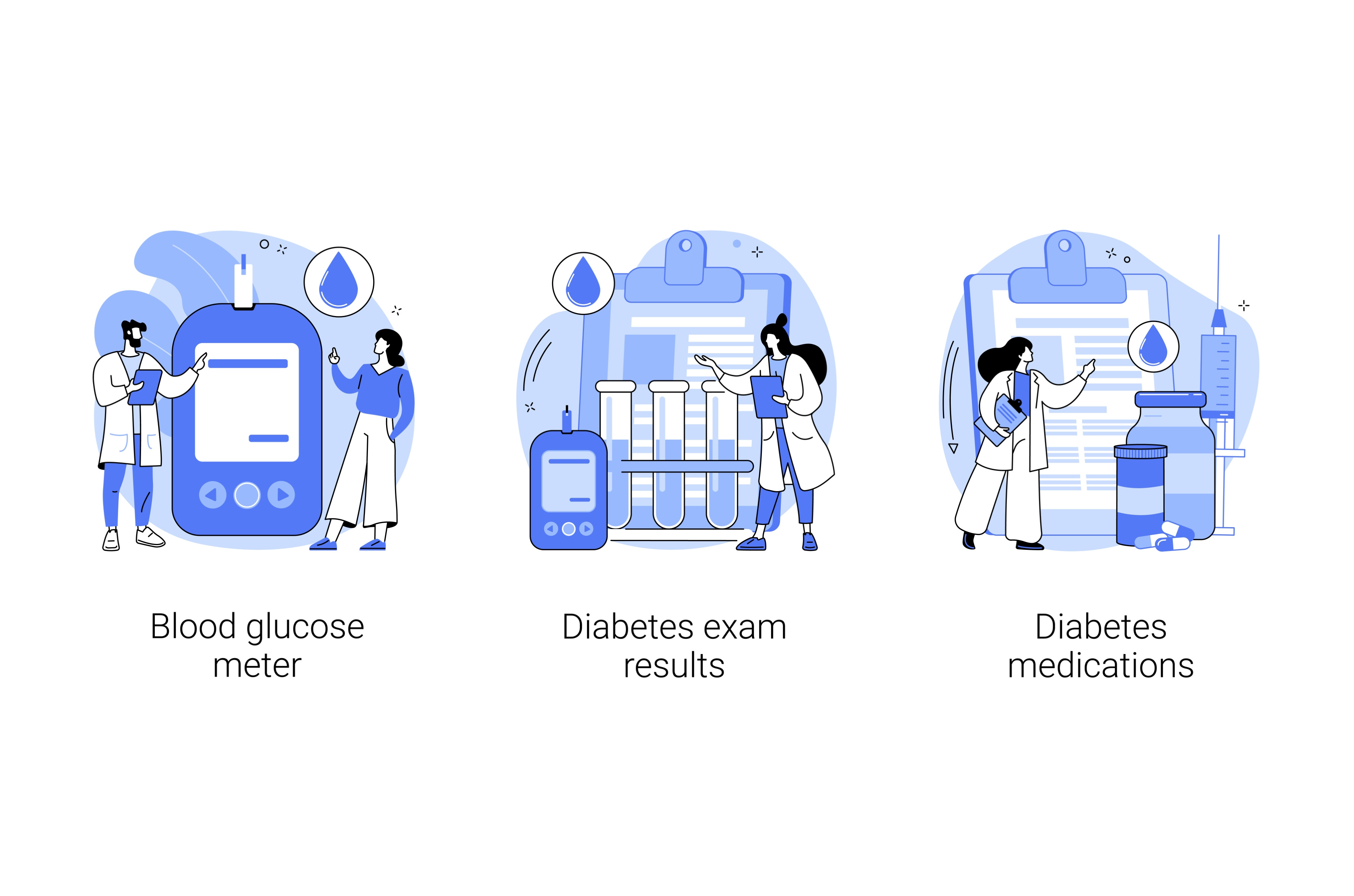 Diabetes mellitus abstract concept, a Healthcare Illustration by Visual ...