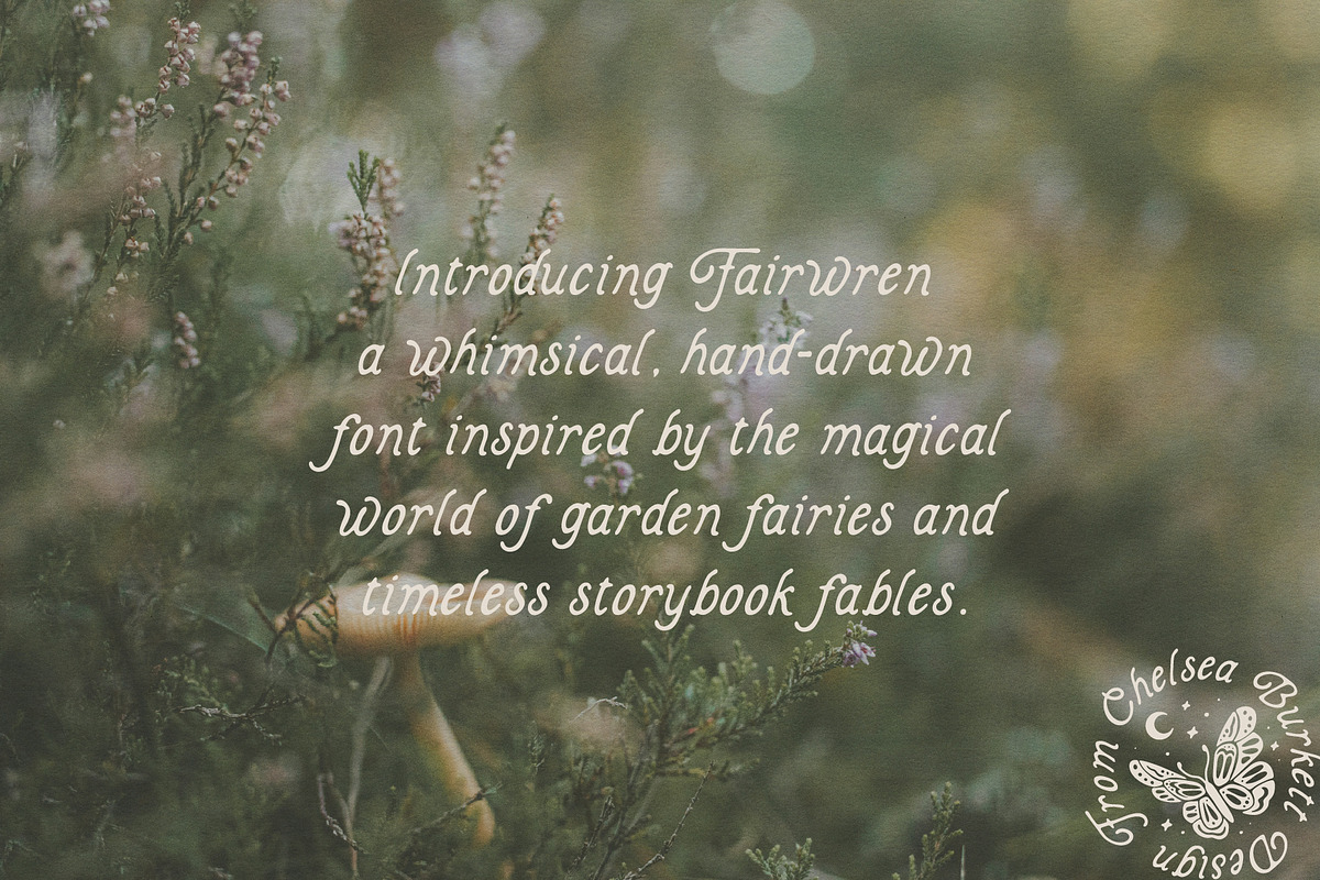 Fairwren, a Serif Font by Chelsea Burkett