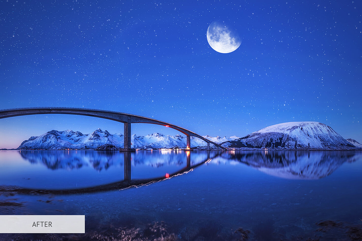 Moon Overlays Photoshop, a Plug-in Add-On by FixThePhoto