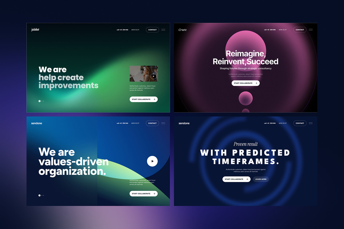 Gradio - Gradient Figma UI Header