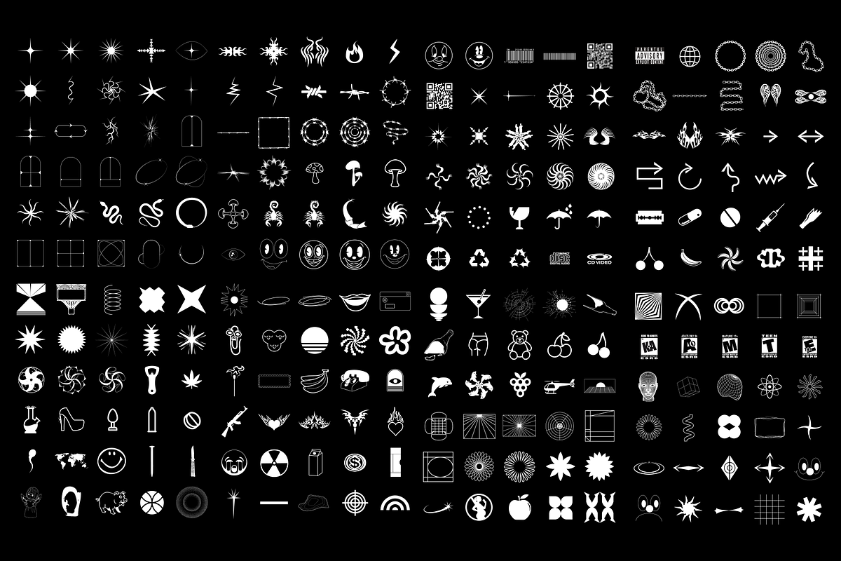 1000+ Shapes & Elements Bundle, a Graphic by Dirtybarn