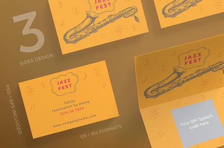 Business Cards | Summer Festival, a Business Card Template by Amber ...