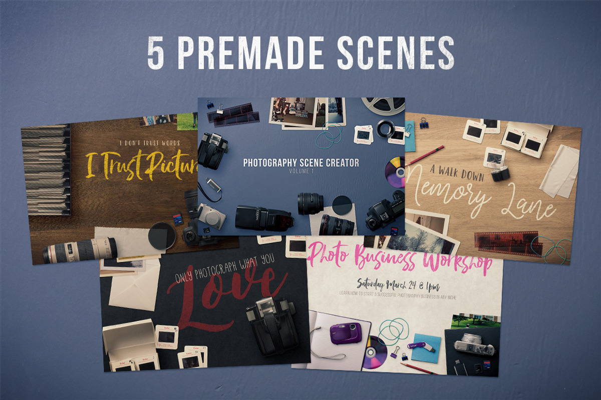 Photography Scene Creator Volume 1, an Object Graphic by Design Panoply ...