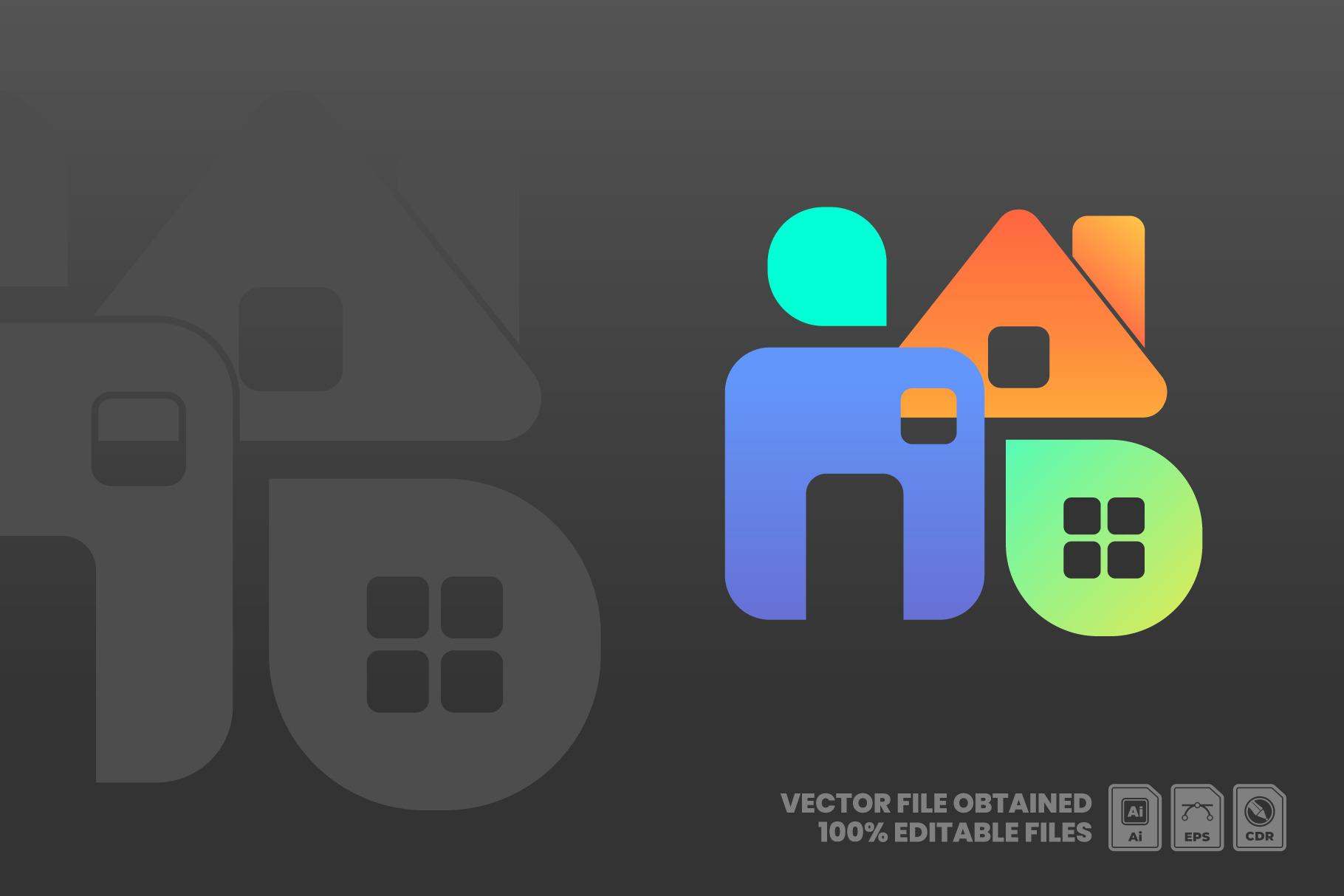 abstract gradation logo, a Branding & Logo Template by ArtSurd.Studio