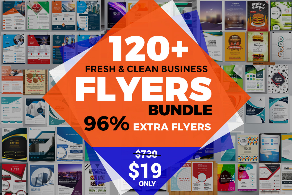 120+ Creative Business Flyers Bundle, a Flyer Template by Imagine ...