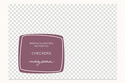 VECTOR & PSD Checker tile & pattern, a Pattern Graphic by michLg designs