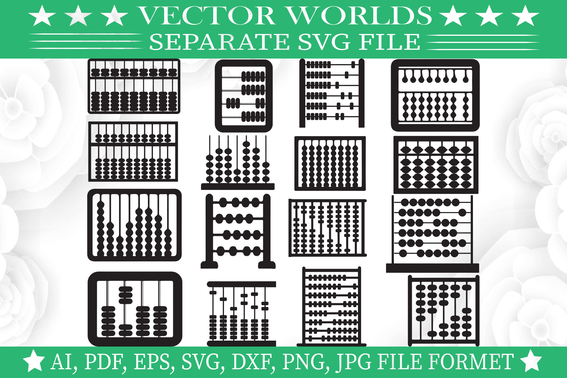 Abacus Svg, Orla Kiely Svg, an Object Graphic by VectorWorlds