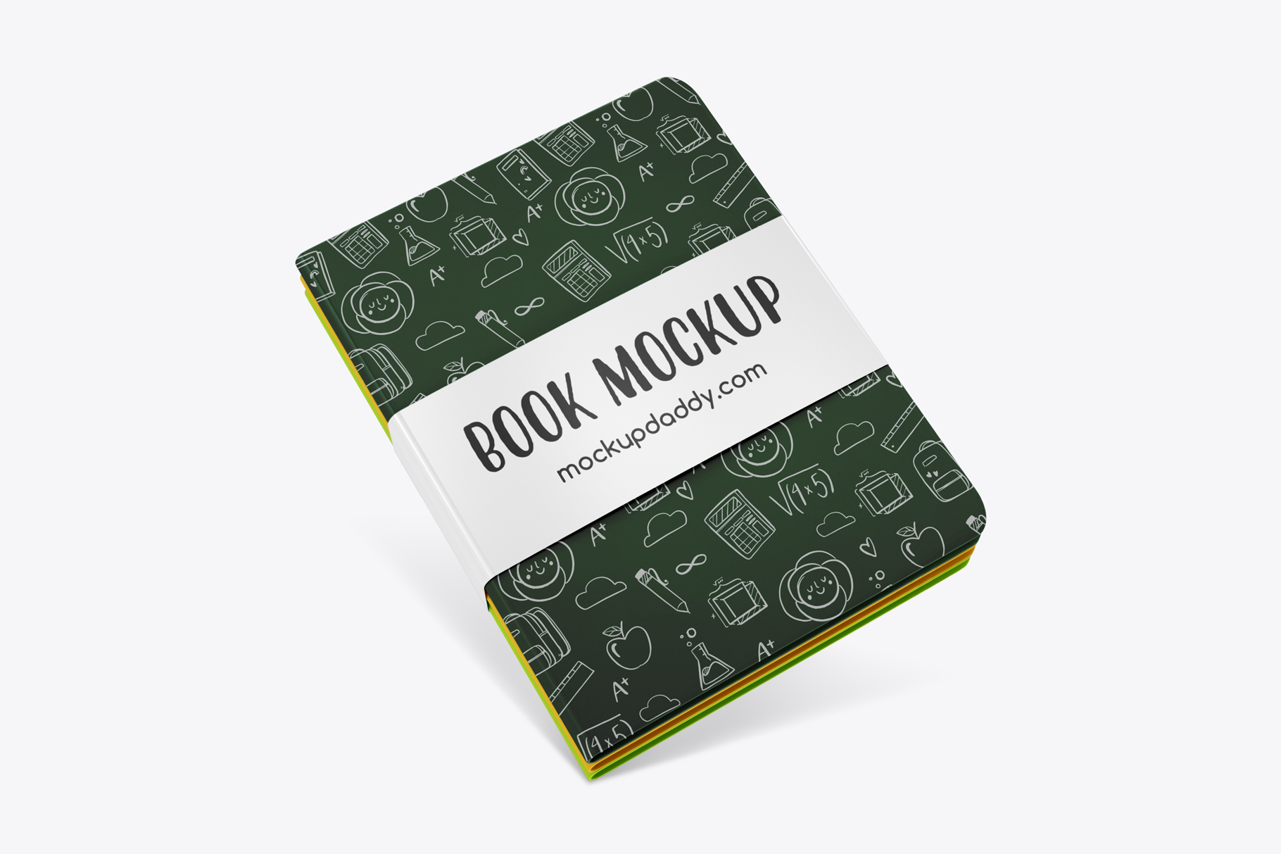 Book Dust Cover Mockup, a Books & Magazine Mockup by Mockupdaddy