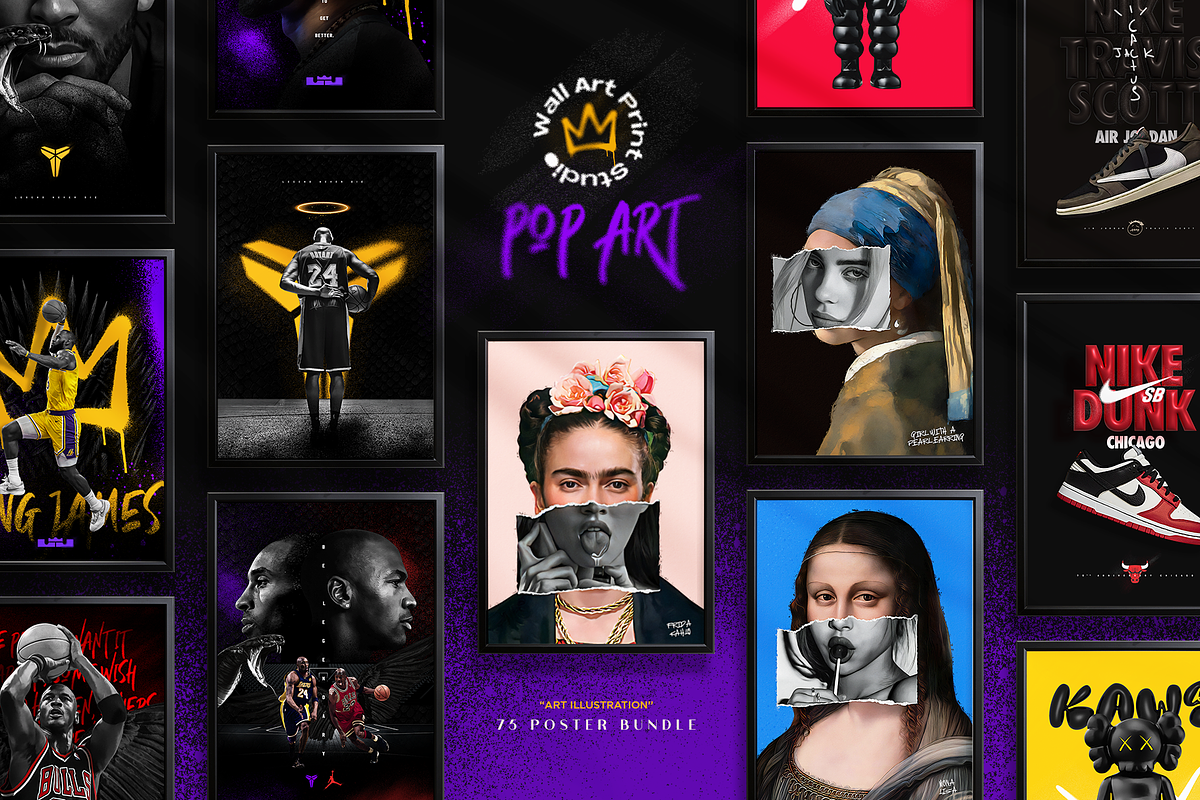 Wall Art Print, Poster Bundle, Artwork