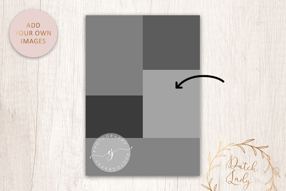 PSD Photo Portfolio Card Template #1, a Card Template by The Dutch Lady ...