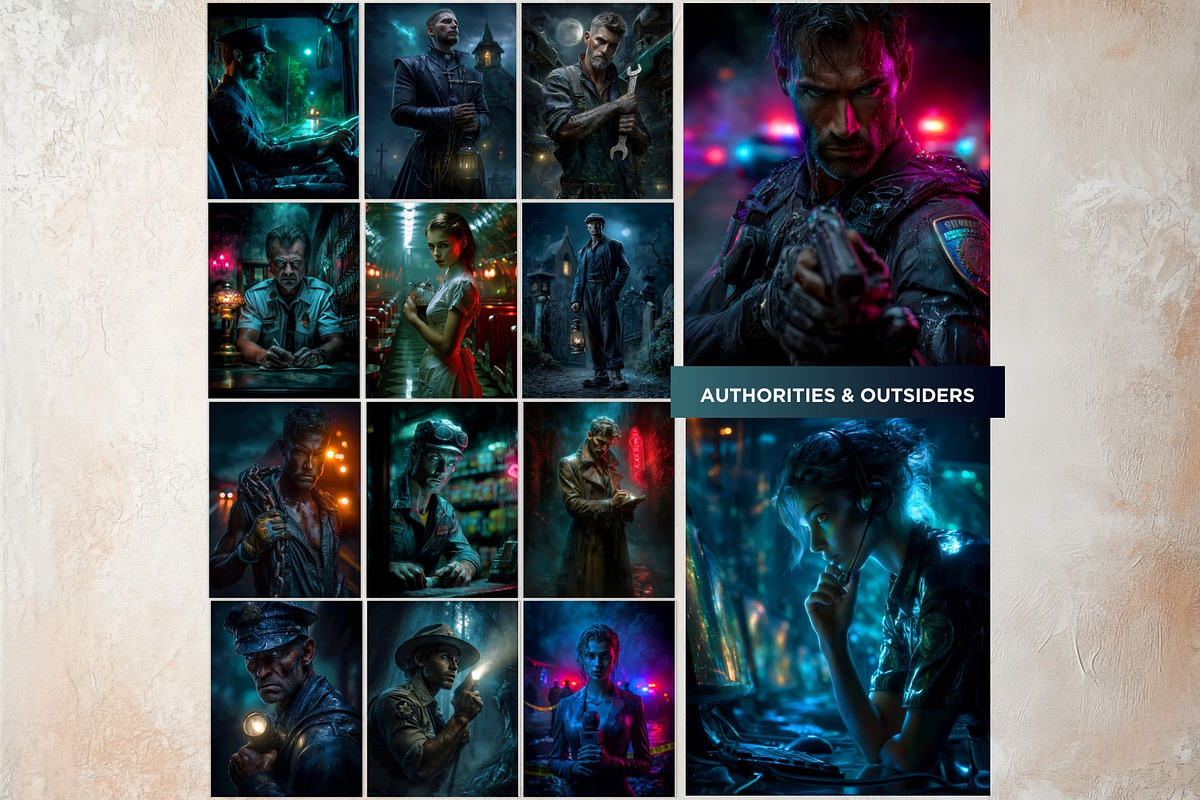 Slasher Movie Horror Digital Papers