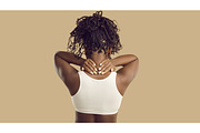 Black woman suffer from acute back, a Health & Medical Photo by ...