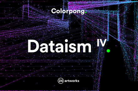 Data Flow - Vector Bundle, a Technology Illustration by Colorpong