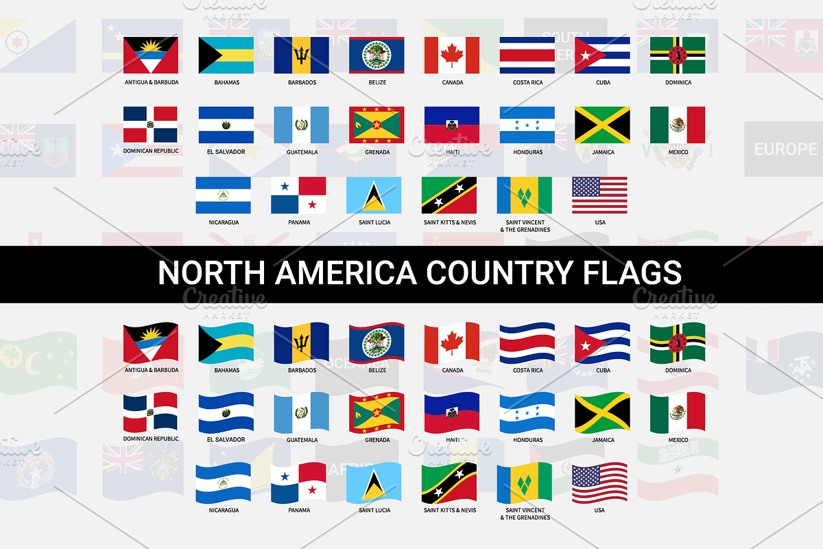 Vector flags of countries of the world