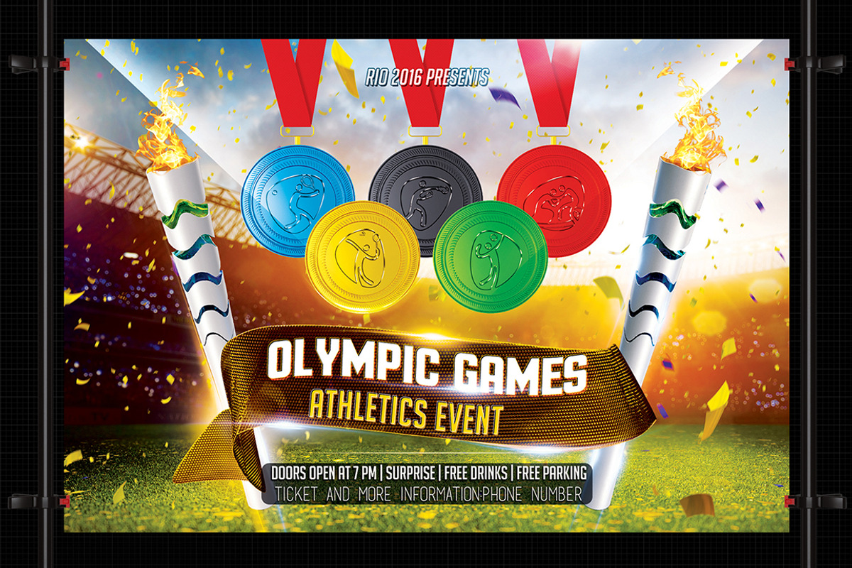 Olympic Games, a Flyer Template by Basez Flyers