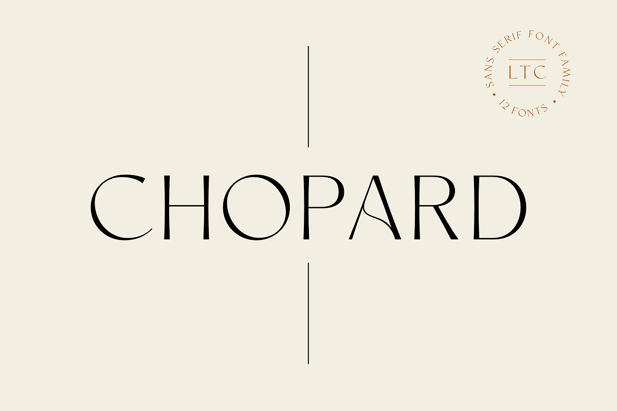 Chopard | Font family