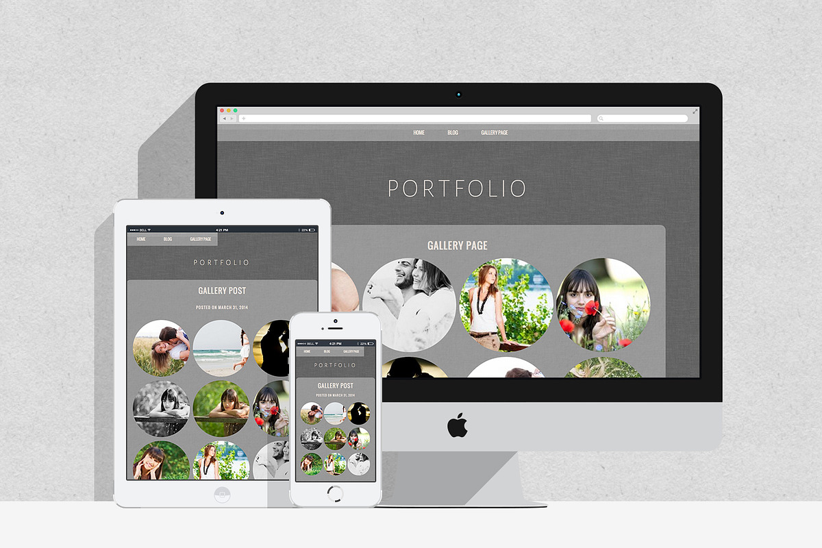 Portfolio Dark Theme Minimalist, a WordPress Template by Pounce Design