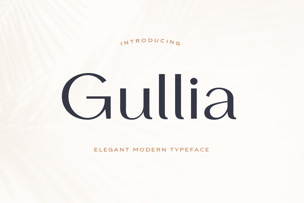 Gullia Elegant Typeface