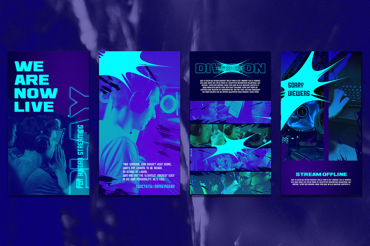 Ea Sport Instagram Templates, a Social Media Template by Azruca