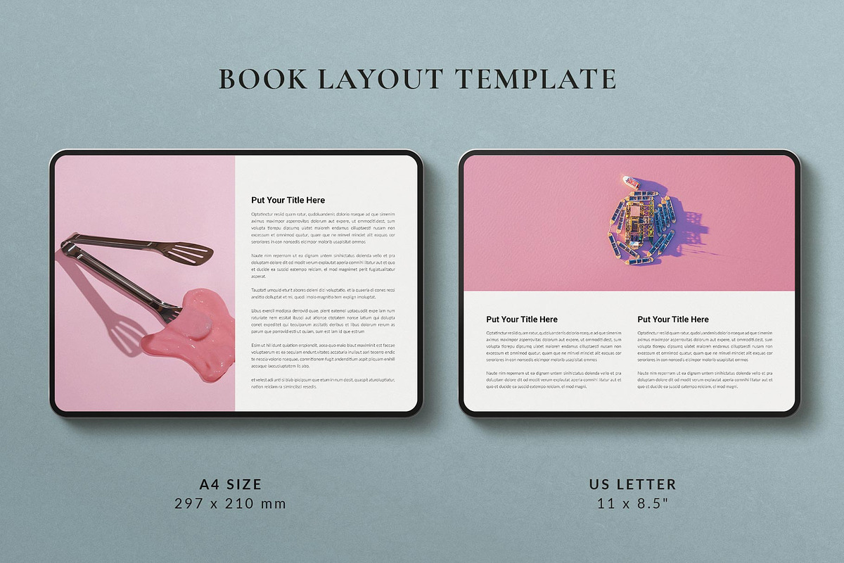Book Layout Template Landscape, a Brochure Template by TemplatesForest ...