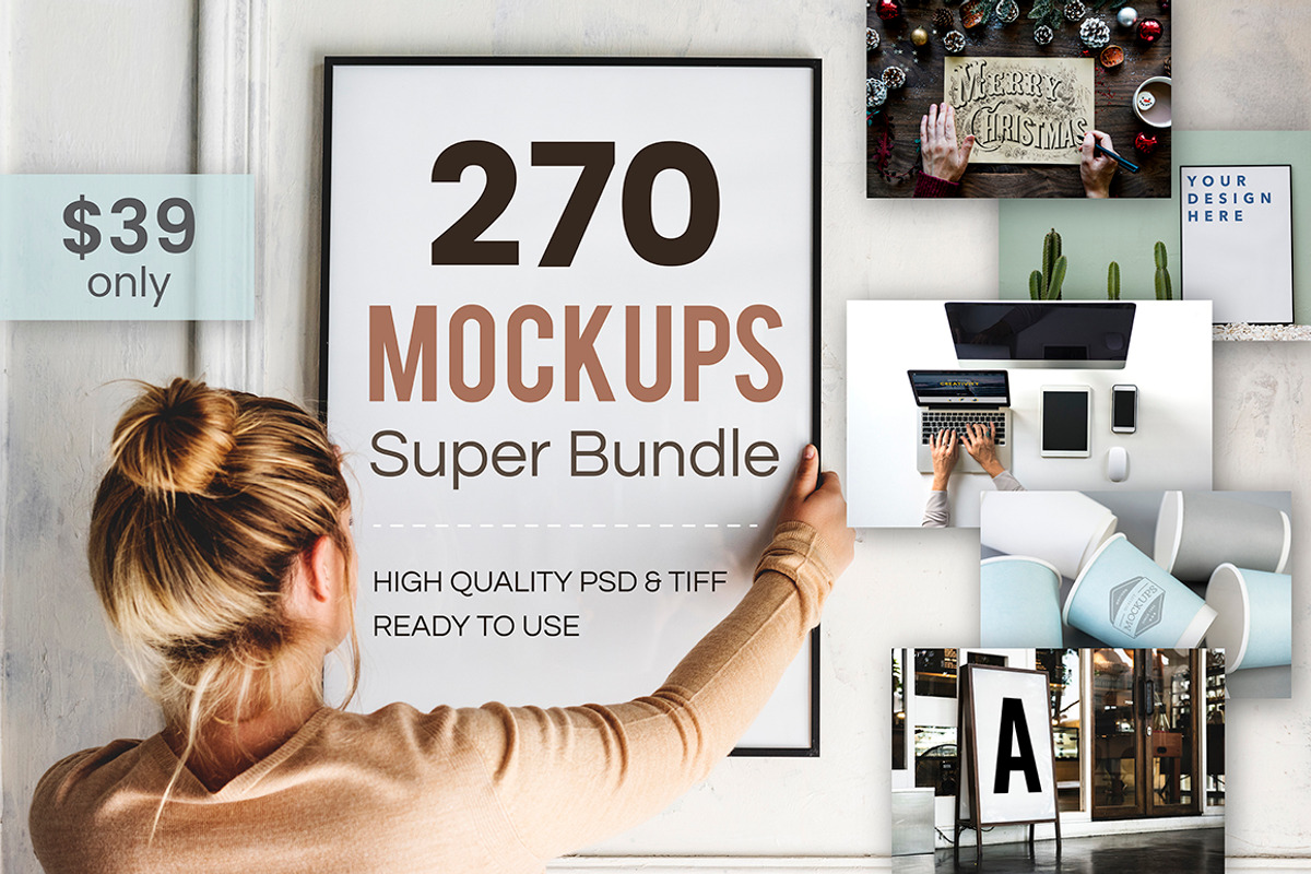 rawpixel Mockup Generator Mega Bundle