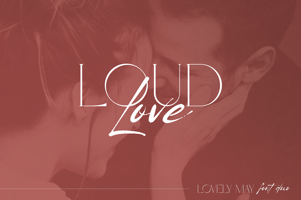 Lovely May - Font duo