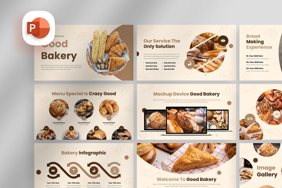Bakery Shop - PowerPoint Template