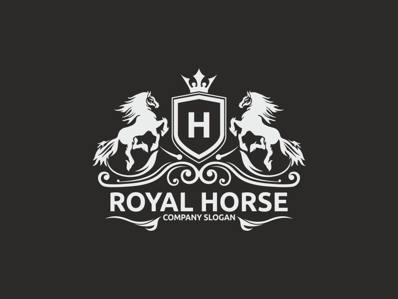 Royal Horse Logo, a Branding & Logo Template by Brandlogo