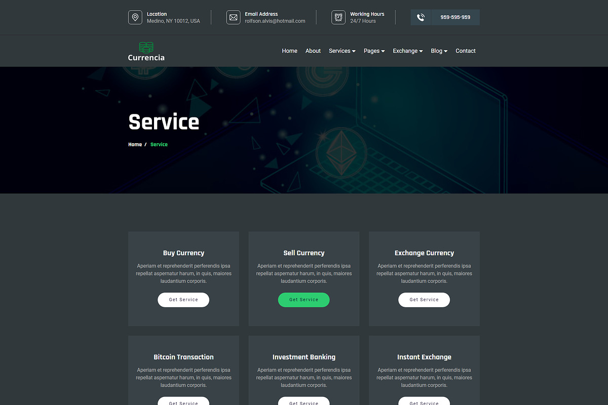 Currency Exchanger HTML Template, a HTML Template by THESOFTKING ...