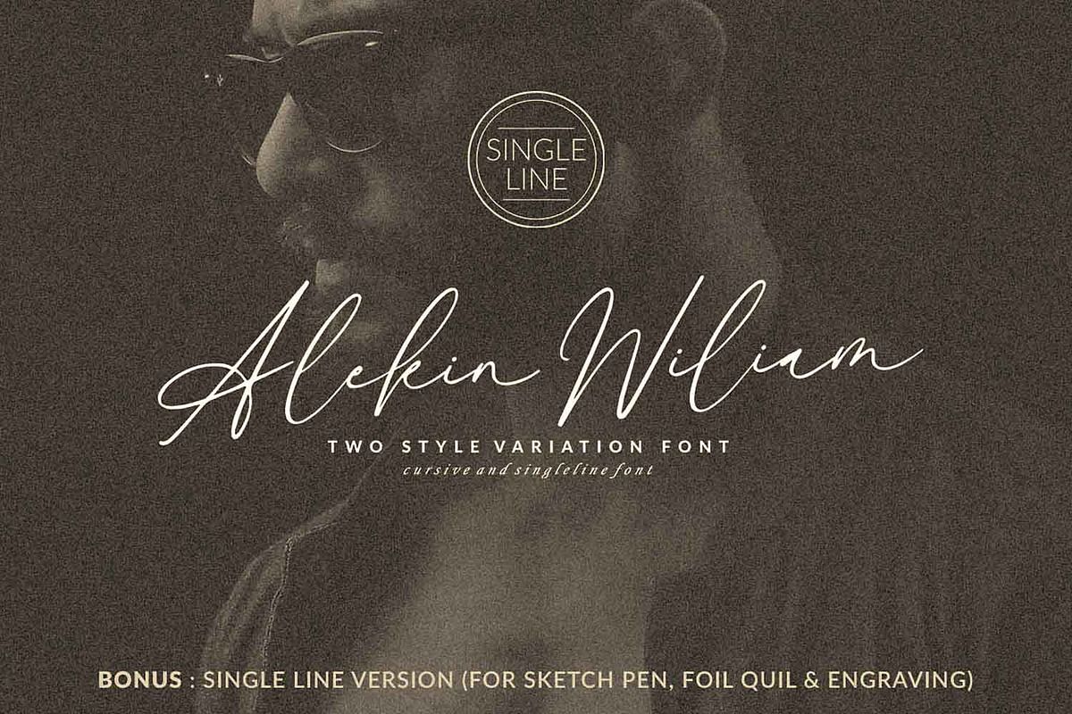 Alekin Wiliam - Singleline & Cursive