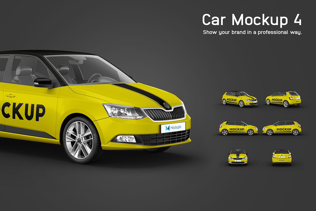 Car Mockup 4, an Advertising Mockup by Mockupix