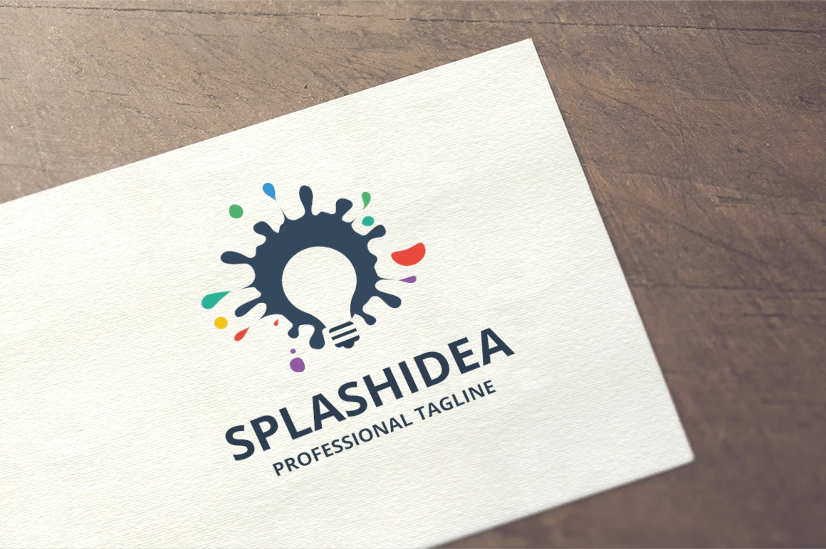 Splash Idea Logo, a Branding & Logo Template by Design_Planet