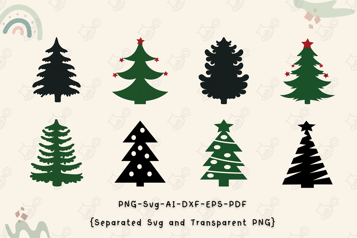 Christmas Tree SVG, Christmas Trees | Creative Market