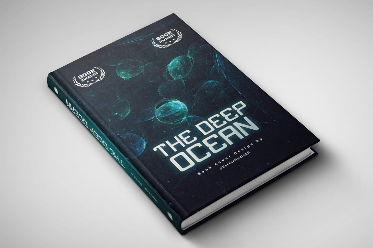 The Deep Ocean - Book Cover Design, a Templates & Theme by VectorMedia