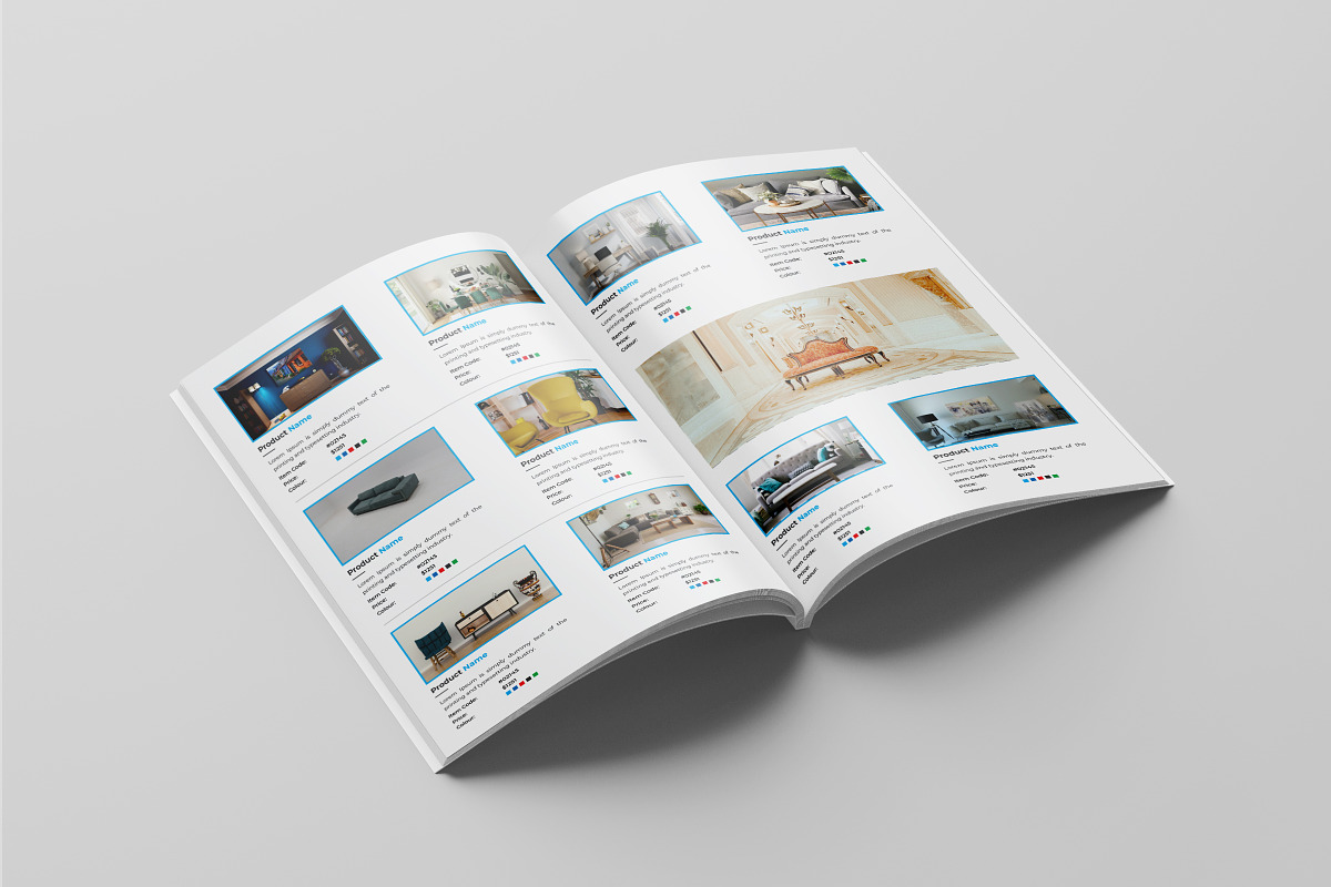 Product catalog design template, a Brochure Template by Graphiexperto ...