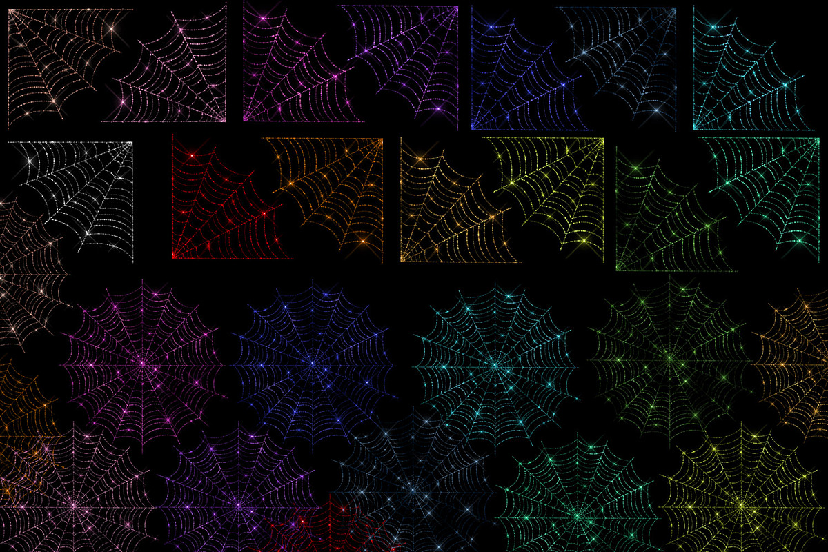 Bokeh Spider Webs, an Illustration by Digital Curio