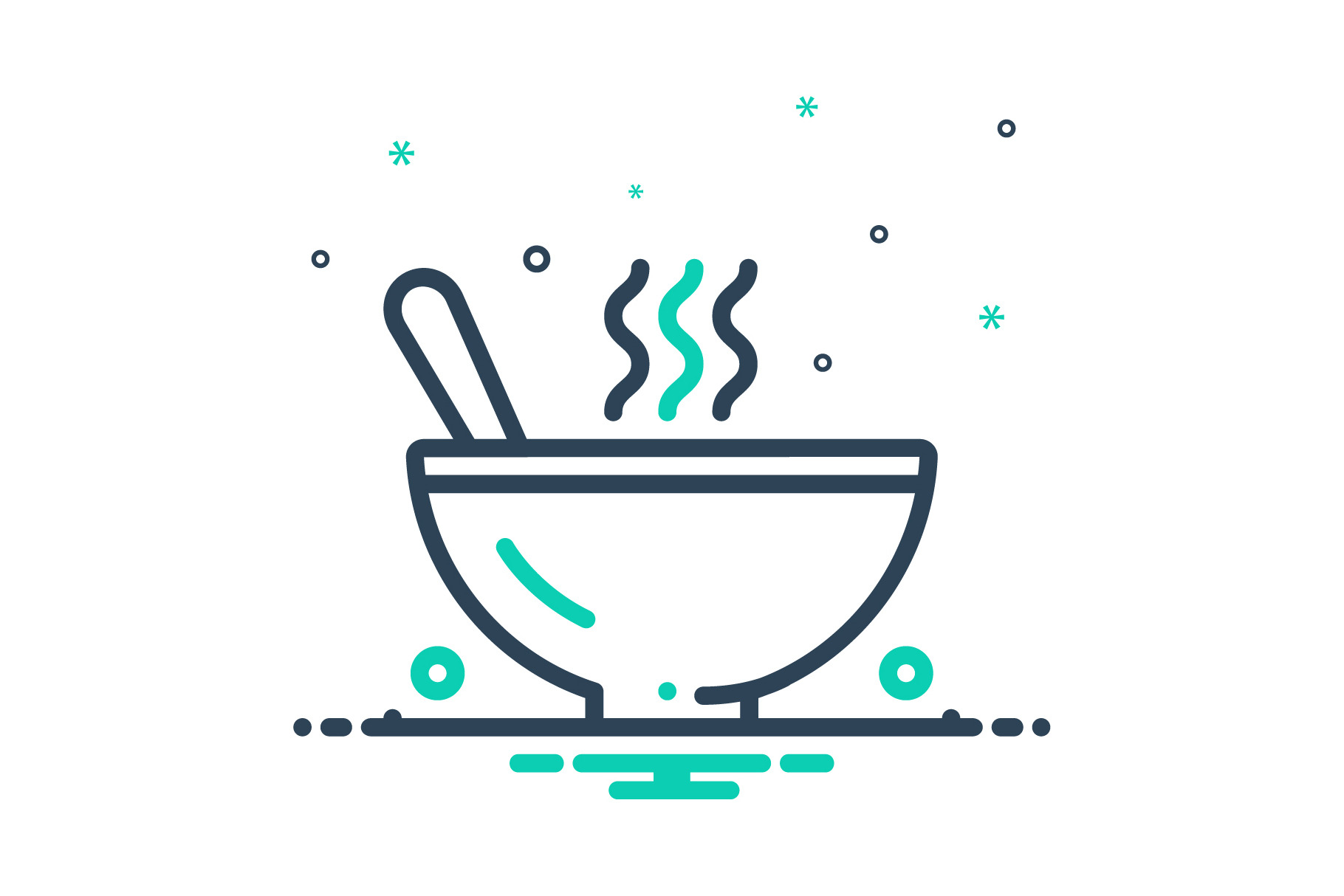 Chowder bowl icon, an Icon by Creative priyanka