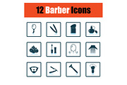 Barber icon set, an Icon by Pavel Vectors